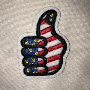 Accessories | Thumbs Up American Flag Iron On Patch | Poshmark